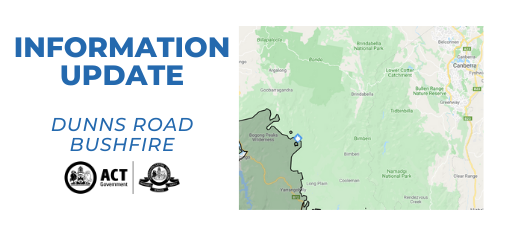 Information Update - Dunns Road Fire | ACT Emergency Services Agency