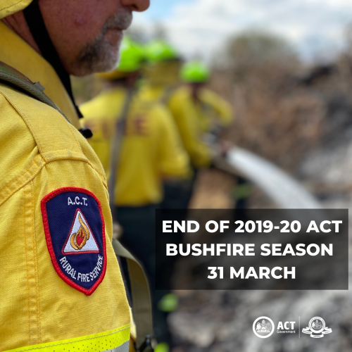 2019-20 ACT Bushfire Season ends 31 March 2020 | ACT Emergency Services ...